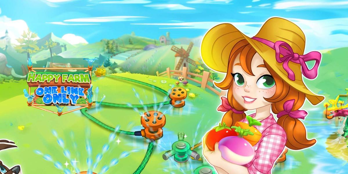 Happy Farm: One Line Only 🕹️ Juega gratis en Play123