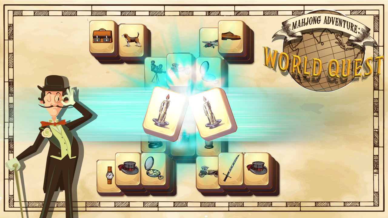 Mahjong Adventure: World Quest 🕹️ Juega gratis en Play123